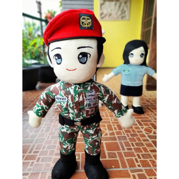 Jual boneka profesi custom pakai seragam | Shopee Indonesia