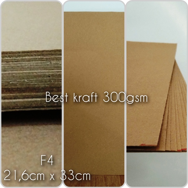 Jual Kertas Kraft/ Kertas Samson/ Kertas coklat/ Kertas Liner F4 (21 ...