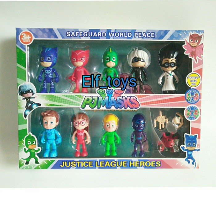 Jual Produk Unggulan Mainan Pj Masks Figure/ Pj Masks Karakter Isi 9Pcs ...