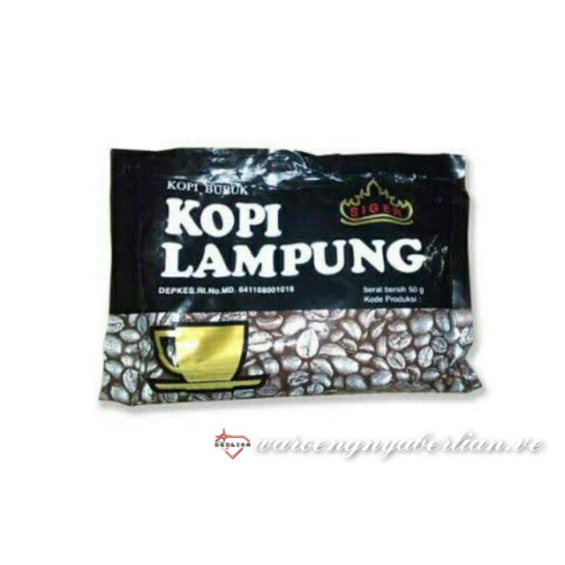 Jual Kopi Lampung Cap Siger/Kopi Khas Lampung/1 Sachet 50 gr | Shopee ...