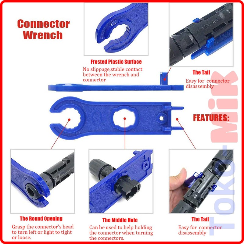 Jual Kunci Pas Konektor MC4 MC-4 Spanner Key Wrench Solar Panel | Shopee Indonesia
