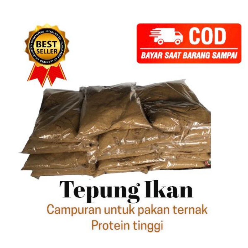 Jual Tepung ikan protein tinggi kemasan 1kg | Shopee Indonesia