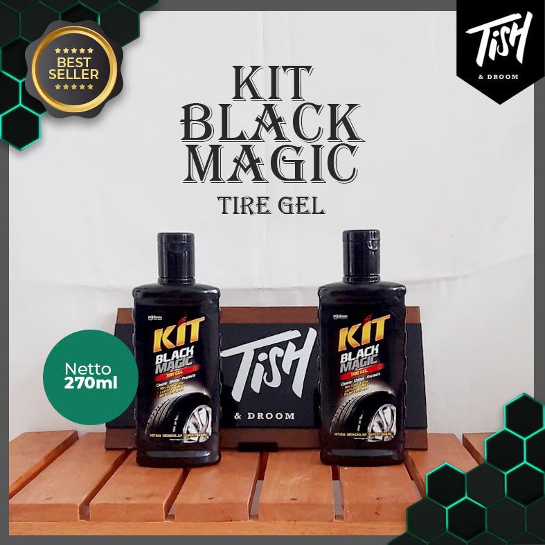 Jual Pengkilap Ban KIT Black Magic 270ML Semir Ban Wet Look | Shopee ...