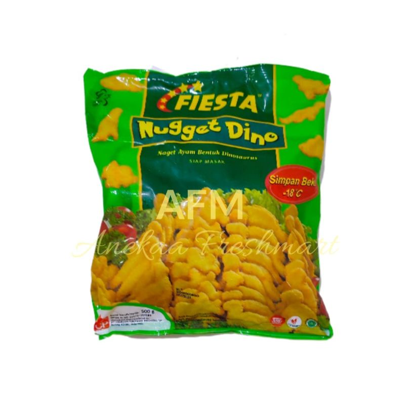 Jual FIESTA NUGGET DINO 500GRAM NAGET DINOSAURUS NUGGET AYAM CHICKEN NUGGET DINO | Shopee Indonesia
