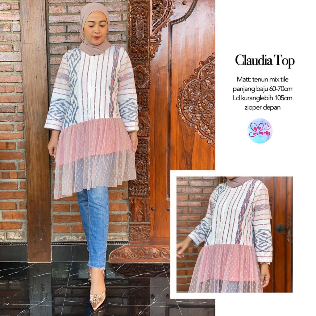 Jual Blus Batik Modern Claudia | Shopee Indonesia