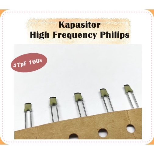Jual Capacitor Ceramic High Frequency 47pF 100V Philips BC Kapasitor 47 ...