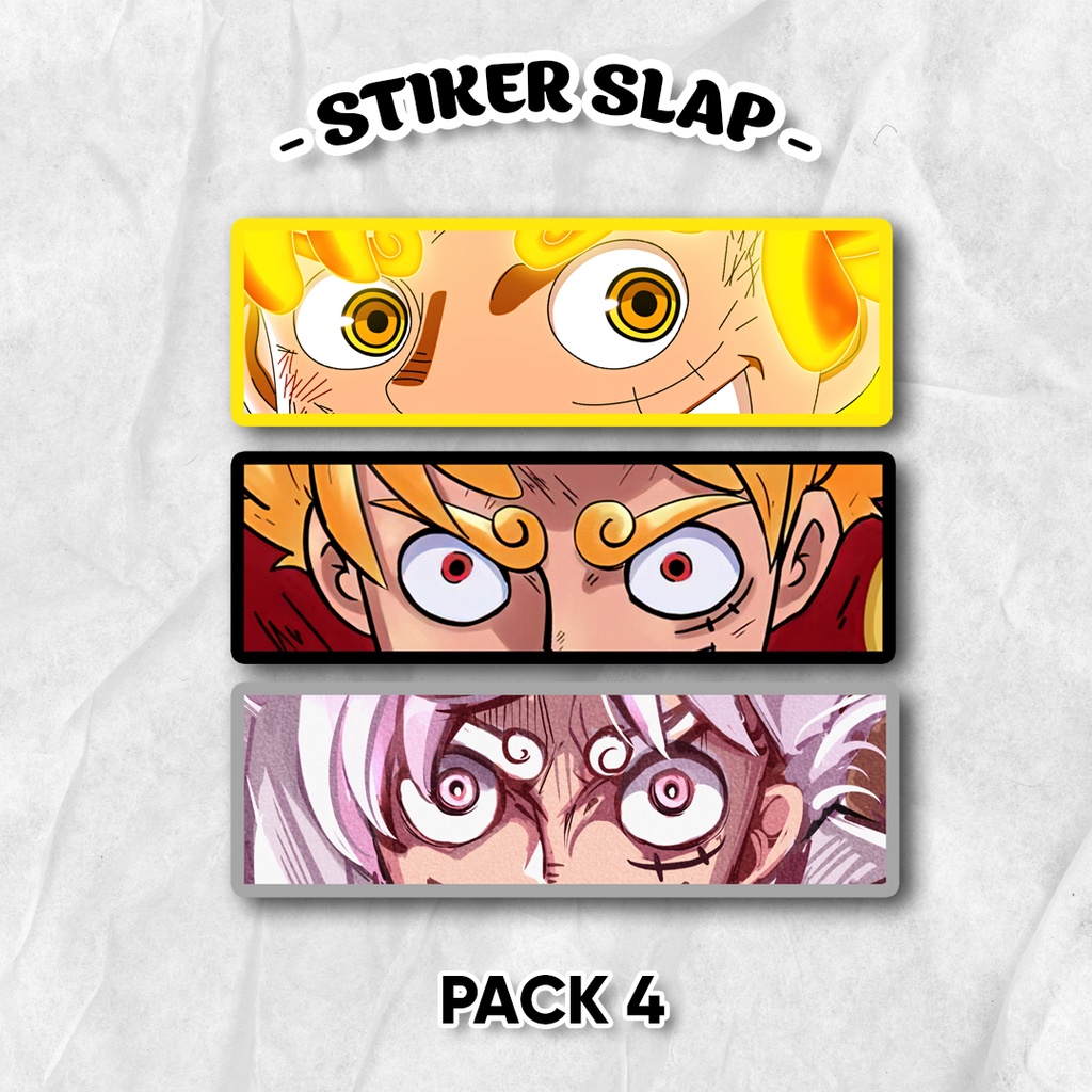 Jual Stiker Slap Luffy One Piece / Sticker Slap / Sticker Anime ...