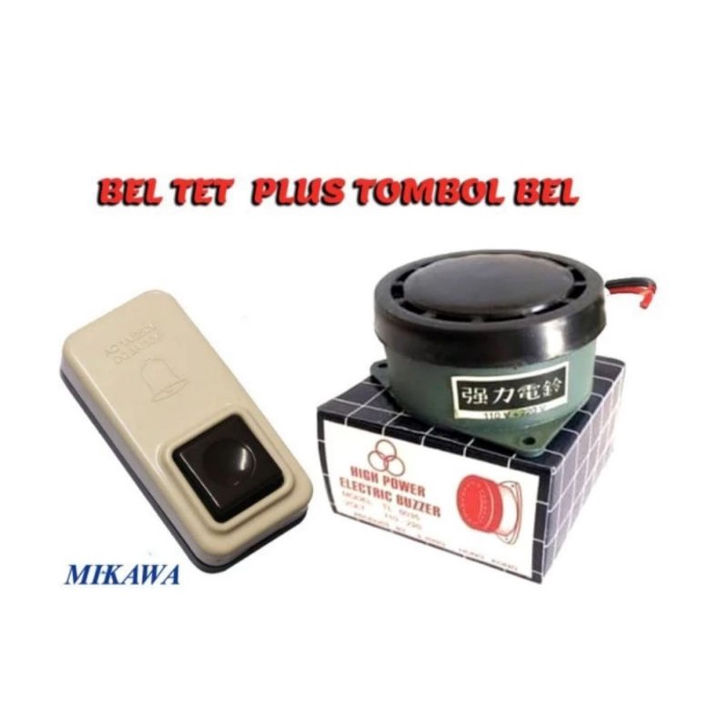 Jual BEL TET LISTRIK ONE HOO PLUS TOMBOL BEL /SEPASANG/SIAP PAKAI | Shopee Indonesia