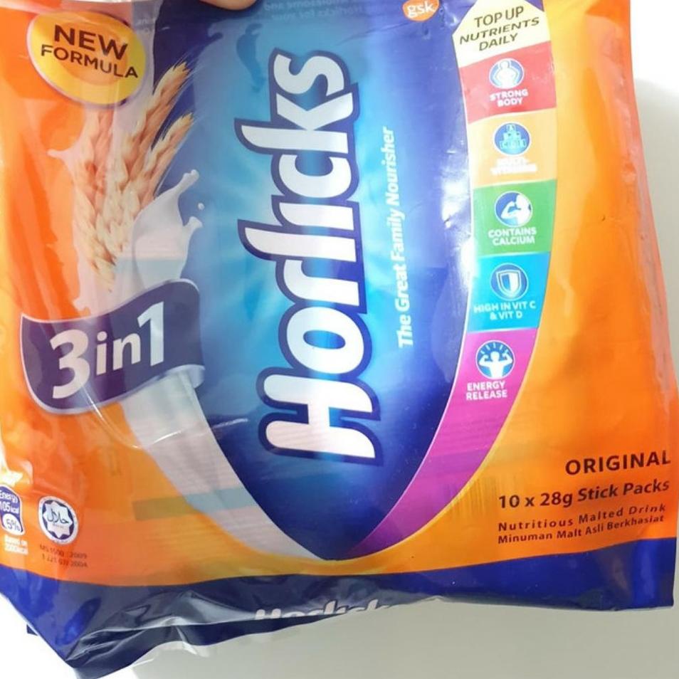 Jual Modern.. Horlicks Cereal 3 In 1 3in1 sachet X 28gr original malt ...