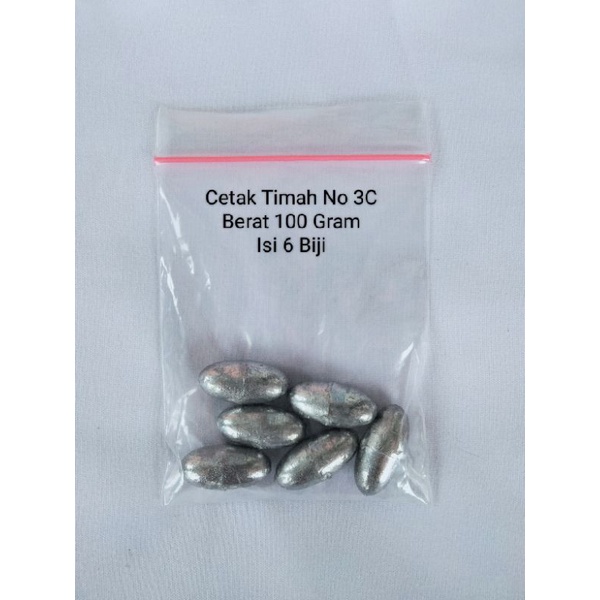 Jual TIMAH PANCING/TIMAH CETAK TIMAH BANDUL NO 3C PER 100 GRAM | Shopee ...