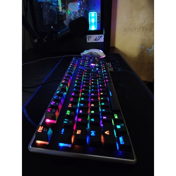 Jual Rexus Keyboard Gaming Mechanical Legionare MX10 RGB | Shopee Indonesia