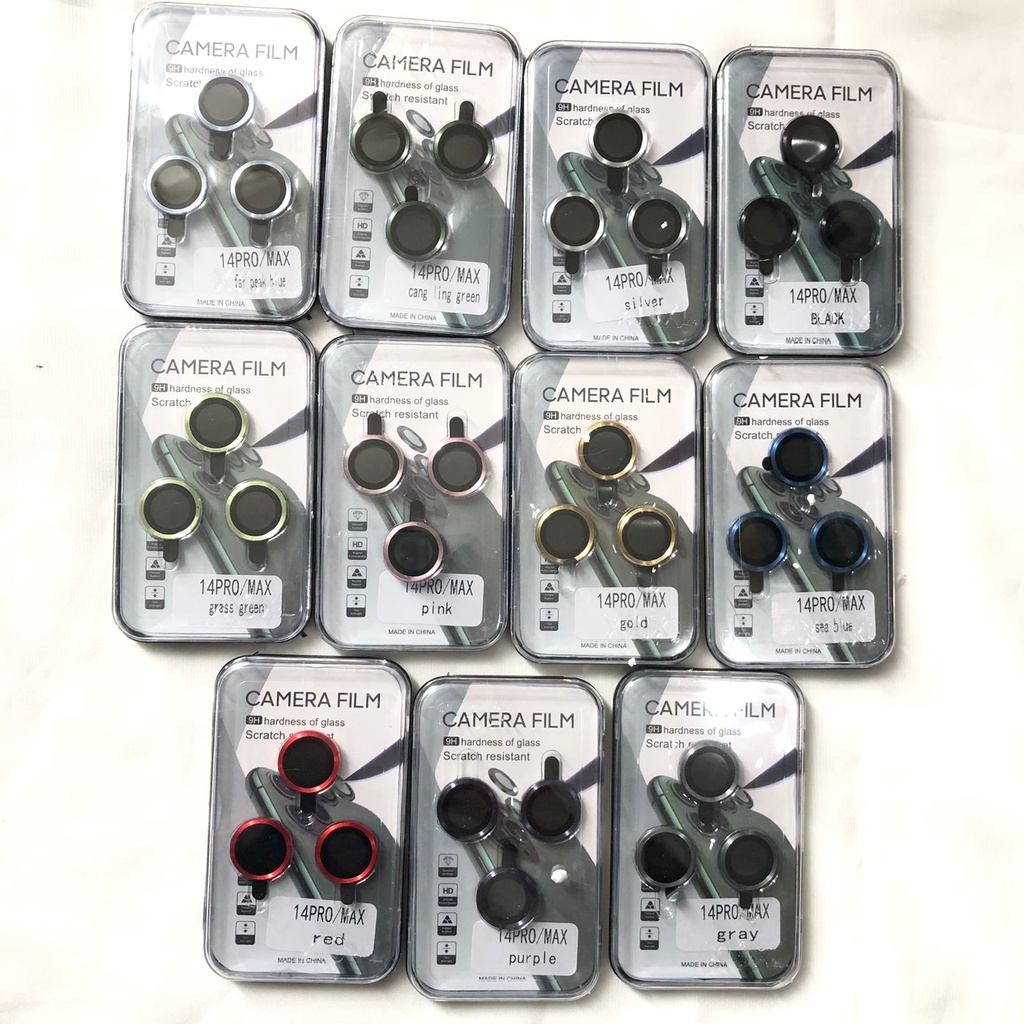 Jual Tempered Camera Full Protect Metal iPh 15 14 16 17 Promax Pro Plus ...