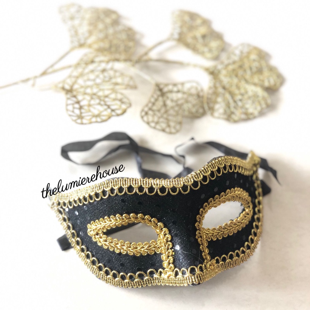 Jual Topeng Renda Emas/ Topeng Pesta/ Masquerade/ Party Mask/ Topeng Dewasa Pria Wanita ...