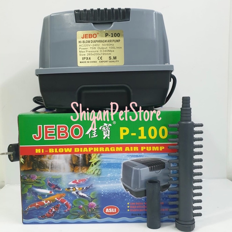 Jual JEBO P-100 Air Pump P100 ( Pompa Udara ) | Shopee Indonesia