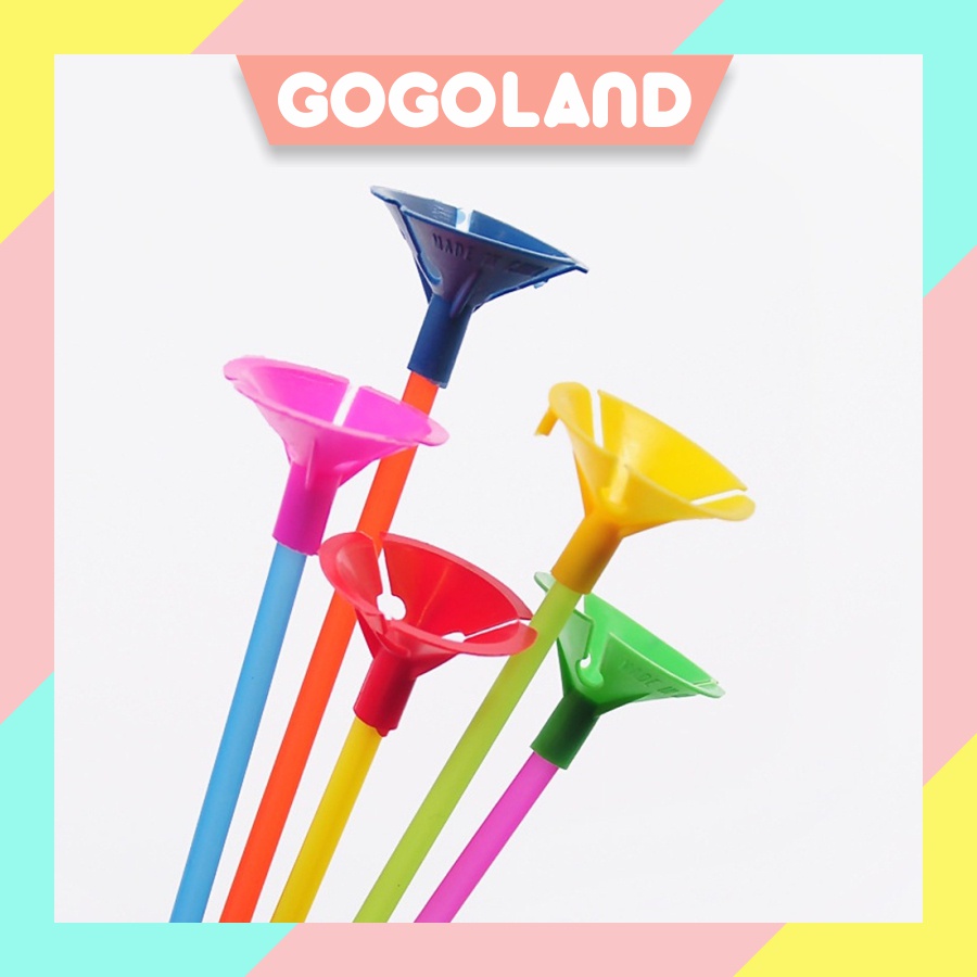 Jual ⭐Gogoland⭐ Tangkai Balon / Gagang Balon / Stik Balon Warna Warni ...