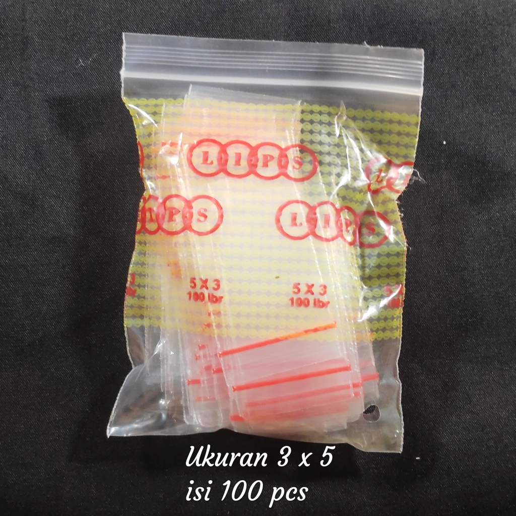 Jual Plastik Klip 3x5 cm isi 100pcs (cgp) | Shopee Indonesia