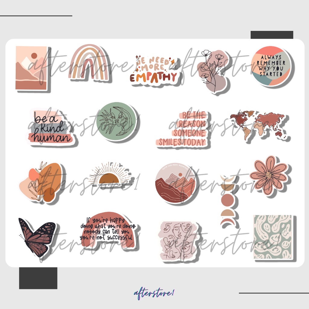 Jual STICKER AESTHETIC | STICKER TUMBLR | STIKER PACK | STIKER LAPTOP ...