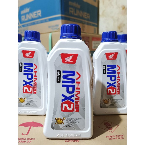 Jual OLI MPX 2 800 ML 10w-30 API SL OLI MATIC KEMASAN BARU ORIGINAL BERKUALITAS | Shopee Indonesia