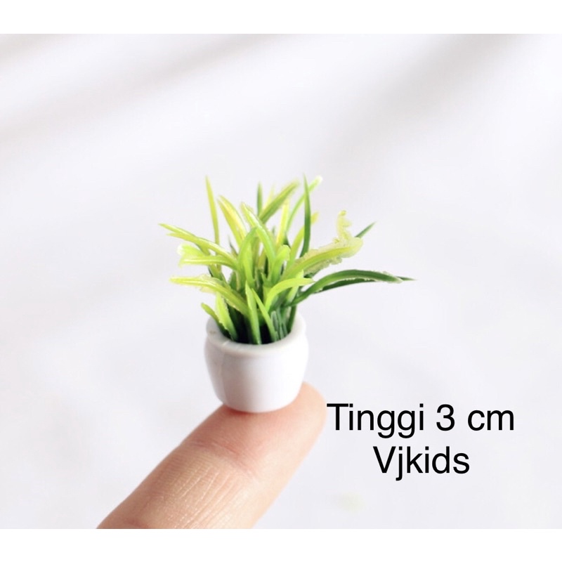 Jual miniatur tanaman di pot untuk rumah boneka, maket, diorama ...