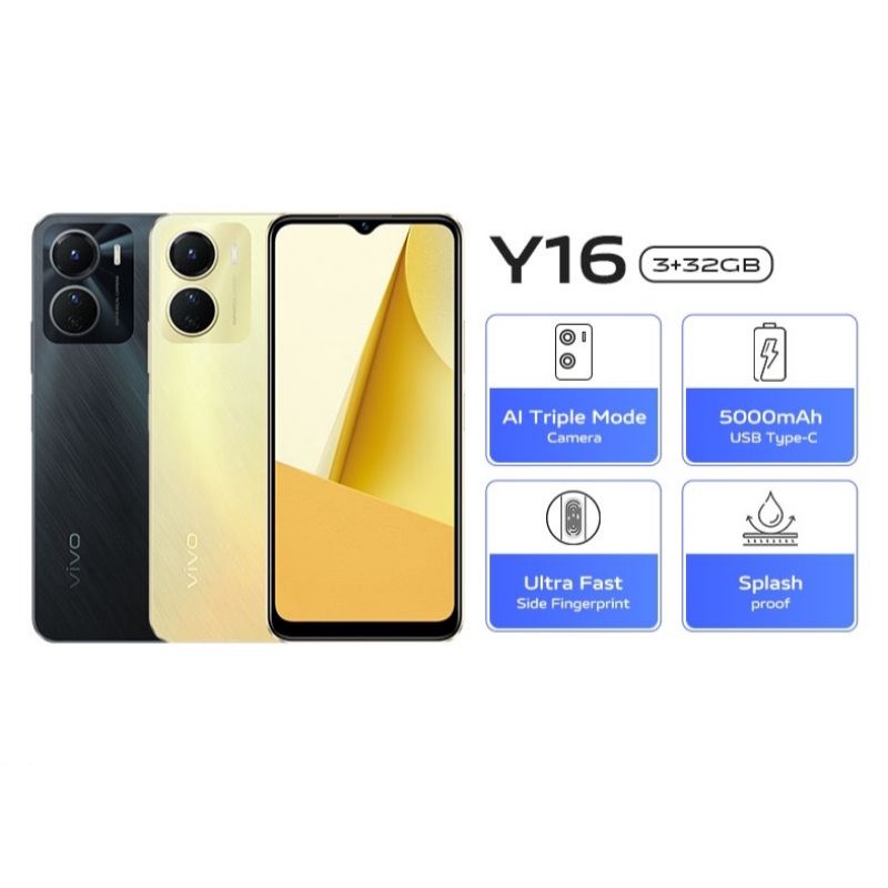 Jual Vivo Y16 Ram 4/64 4/128 Gb | Shopee Indonesia