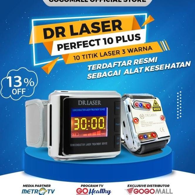 Jual Dijamin Ori 100% Dr Laser Perfect 10 Plus Gogomall Alat Terapi ...