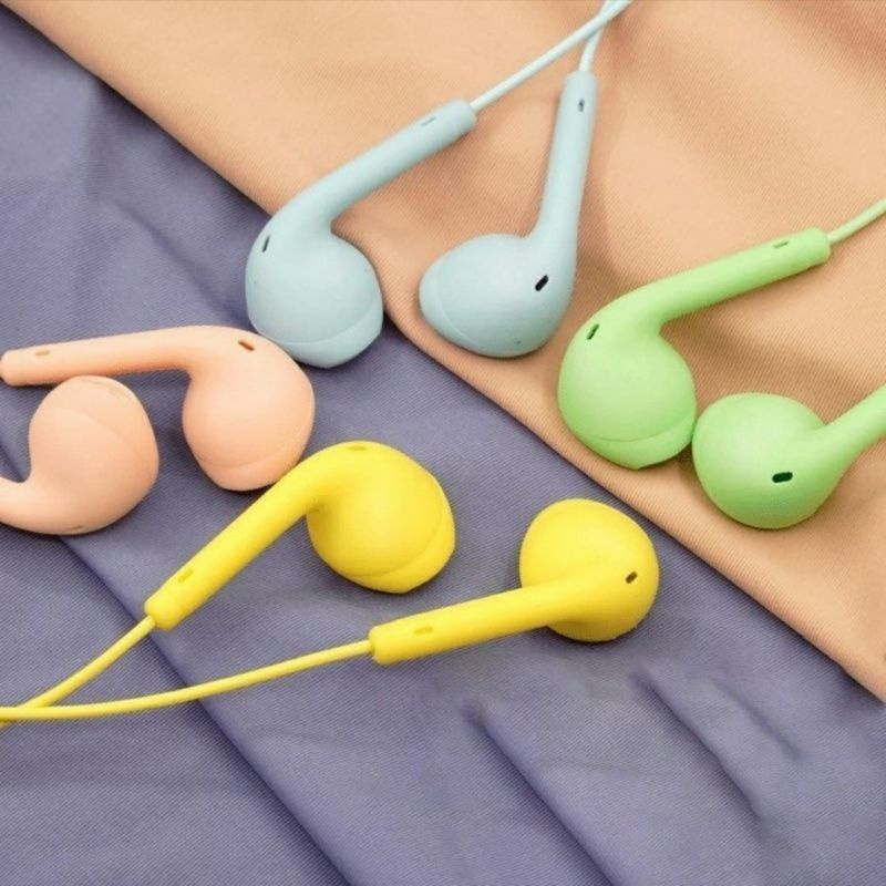 Jual HEADSET MACARON U19 Hifi Stereo Extra Bass Handsfree Matte ...