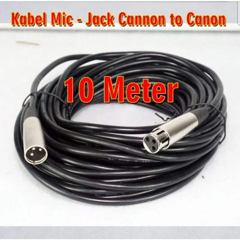 Jual Kabel Mic 10 Meter Canon to Canon / Kabel 10 Meter Canon to Canon ...