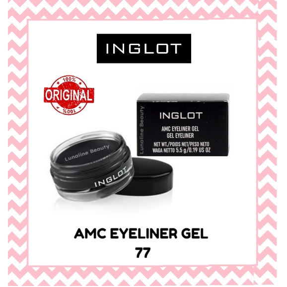 Jual INGLOT AMC Eyeliner Gel 77 Black - Waterproof Matte | Shopee Indonesia
