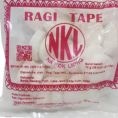 Jual Ragi Tape NKL 25 Butir 70gr Na Kok Liong | Shopee Indonesia