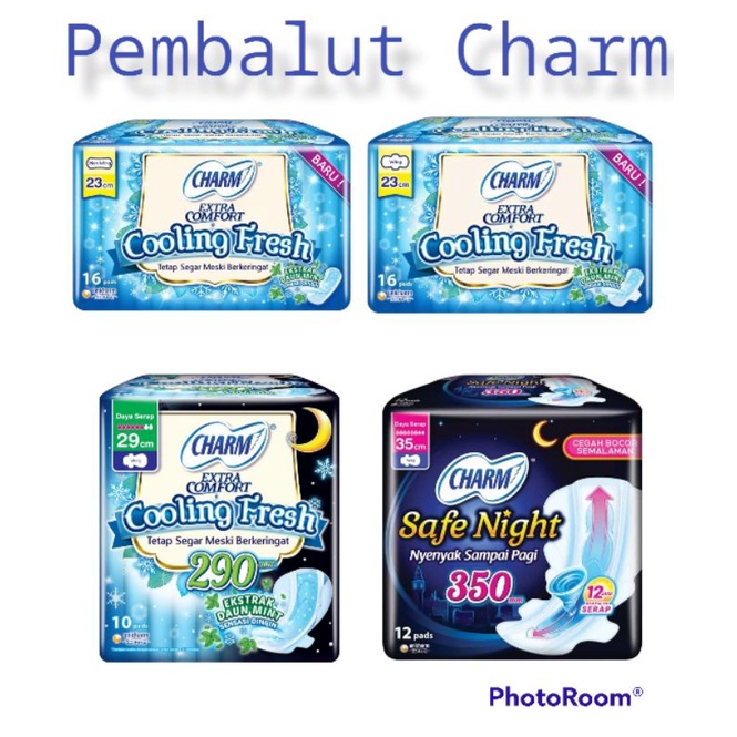 Jual PEMBALUT DAN PANTYLINER CHARM ORIGINAL & REPACKING | Shopee Indonesia