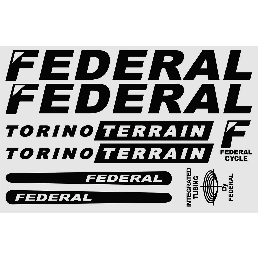 Jual cutting sticker sepeda federal Torino terrain | Shopee Indonesia