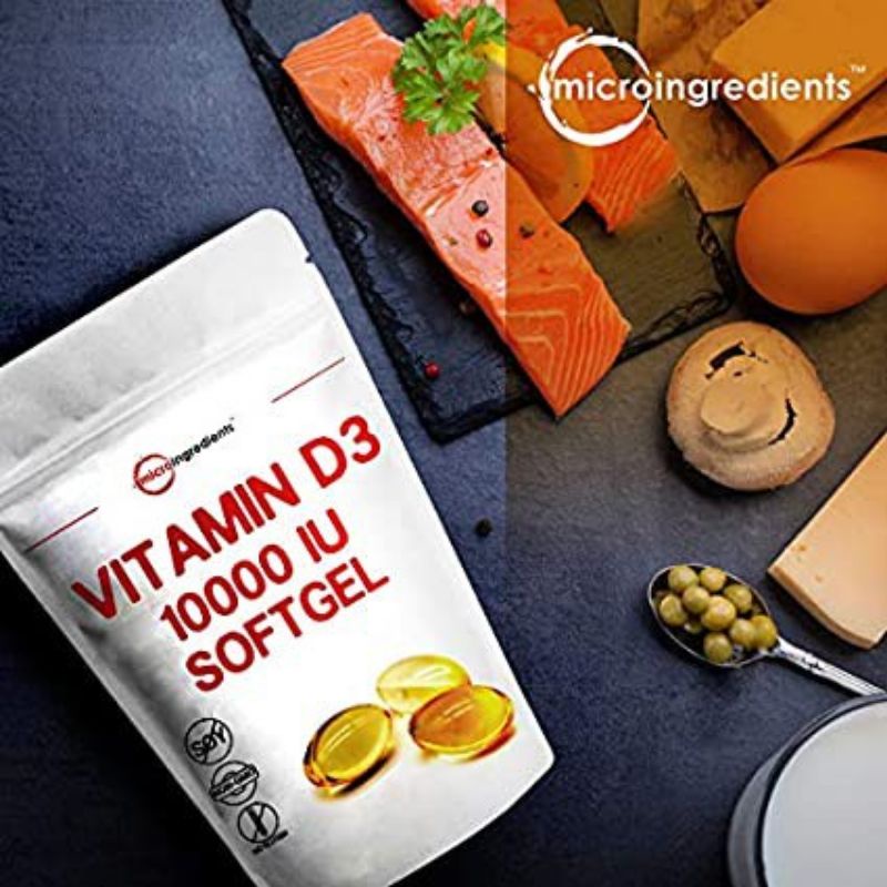 Jual Microingredients Vitamin D3 10000iu Original USA Micro Ingredients ...