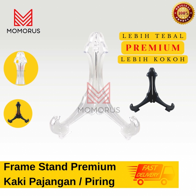 Jual Kaki Frame Segitiga Plastik Photo Kaki Pajangan Sandaran Piring ...