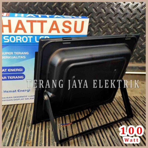 Jual Lampu Sorot - Lampu Tembak - Flood Light Led 100Watt Putih Ip66 Hattasu | Shopee Indonesia