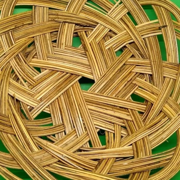 Jual Terlaris Piring anyaman lidi super kuat 1 Pcs / Piring Rotan Anyam ...