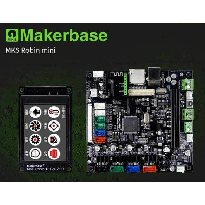 Jual Makerbase MKS Robin Mini + LCD TFT Touch 3D Printer Controller Board | Shopee Indonesia