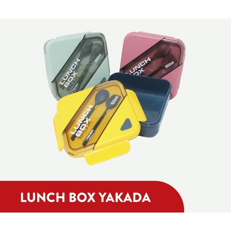 Jual LUNCH BOX YAKADA 2 SEKAT 1100 ML KOTAK MAKAN YAKADA 0340 | Shopee ...