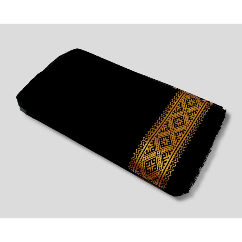 Jual SARUNG TORAJA HITAM UKURAN 120X85cm sarung toraja hitam| Sarung ...