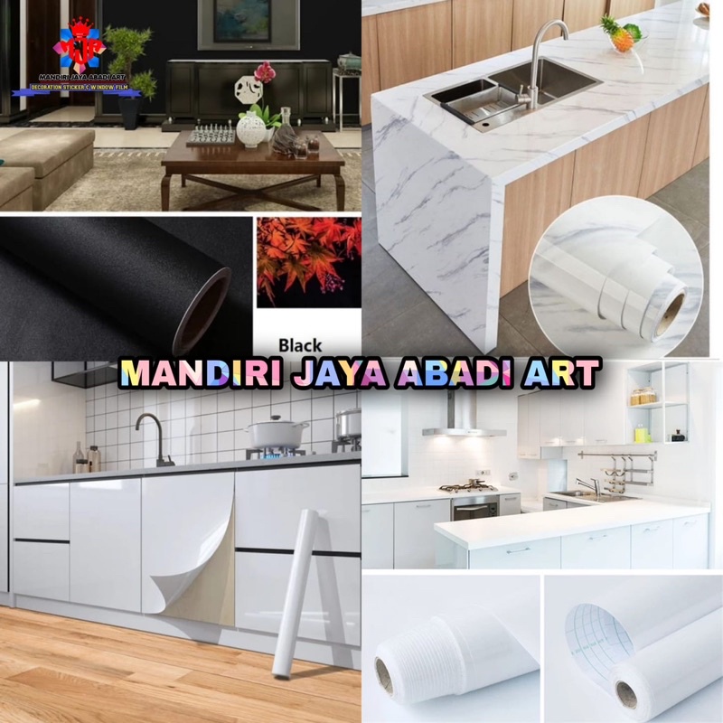 Jual Stiker Dekorasi Kayu Marmer Meja Furniture Dapur Wallpaper PVC ...