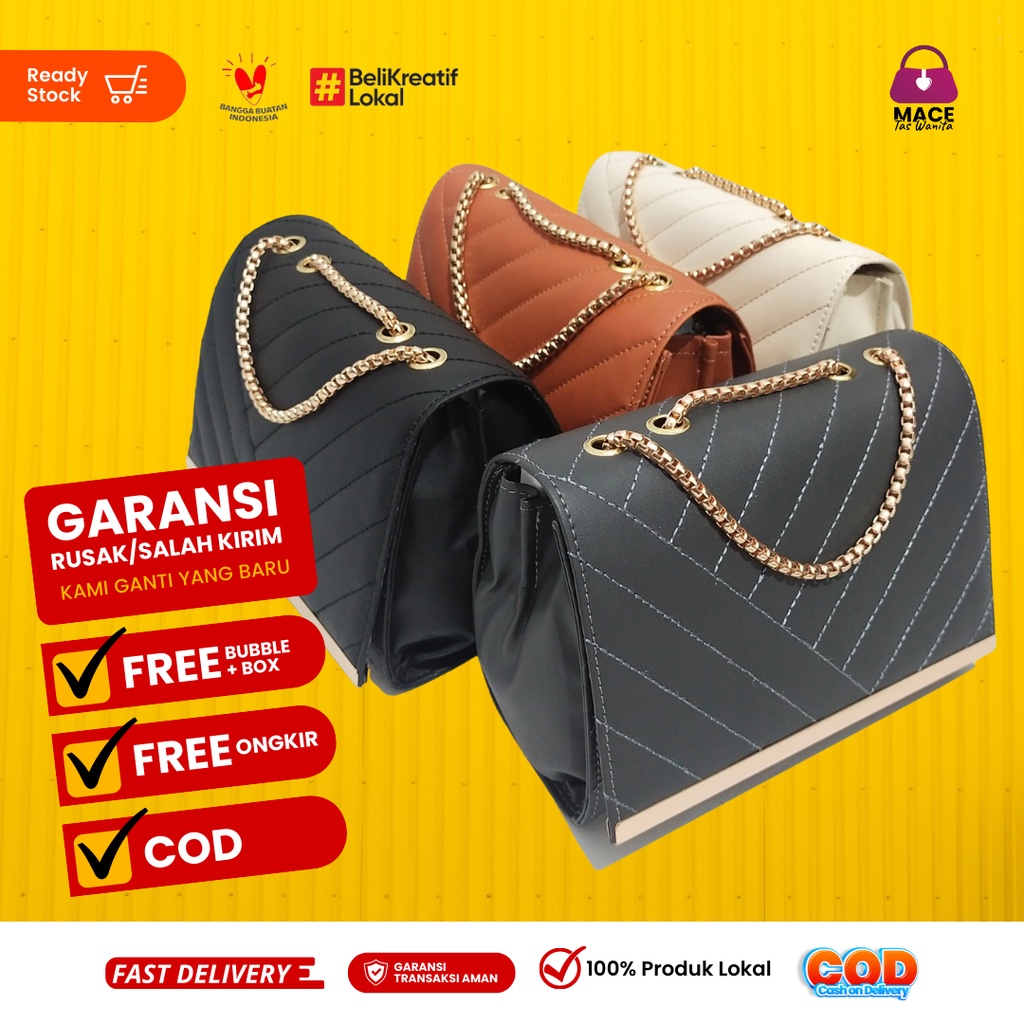 Jual Tas Selempang Wanita Besar Ukuran 20x8.5x14.5cm Terdapat Tali ...