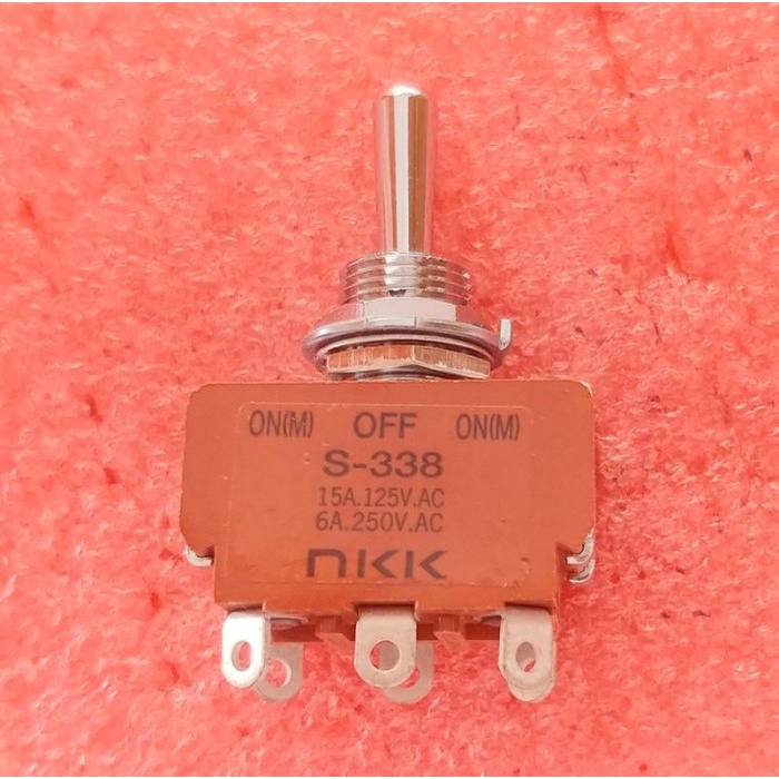 Jual Toggle Switch 6 Pin 6P Mom-Off-Mom S338 S-338 Nikkai | Shopee ...