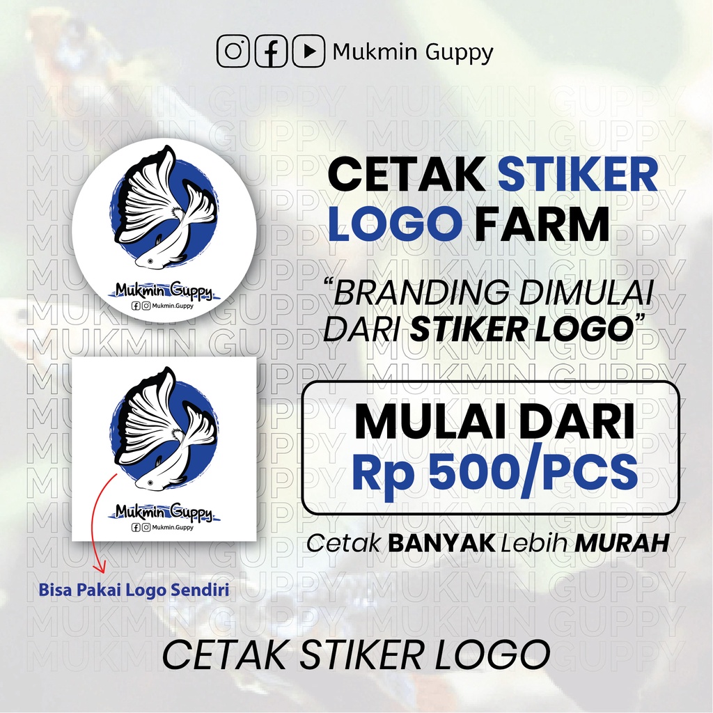Jual Cetak Stiker Logo Murah | Shopee Indonesia