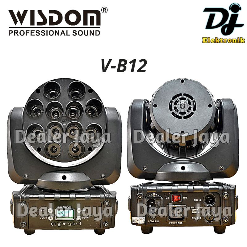 Jual WISDOM Lampu Lighting / Moving Beam Mini VB 12 / V B12 | Shopee ...