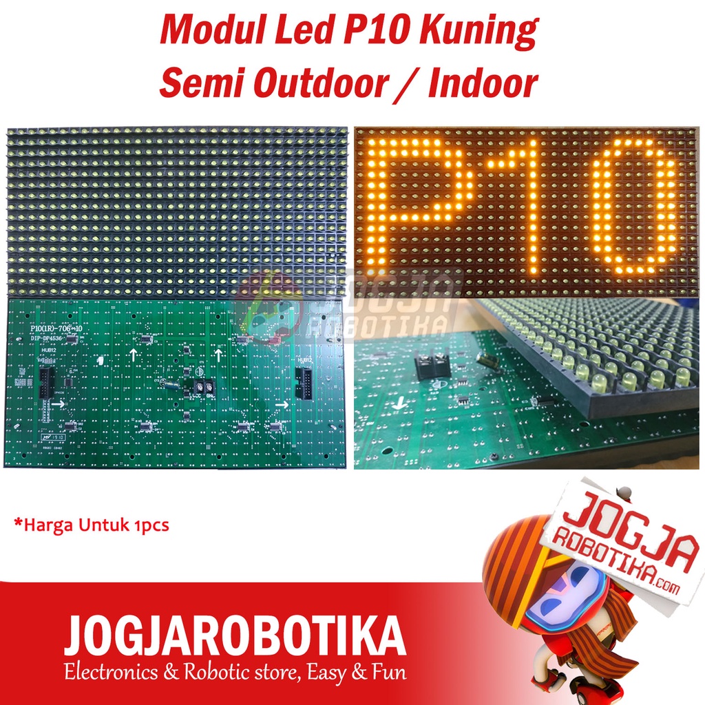 Jual Modul Led P10 Kuning (Semi Outdoor) | Shopee Indonesia