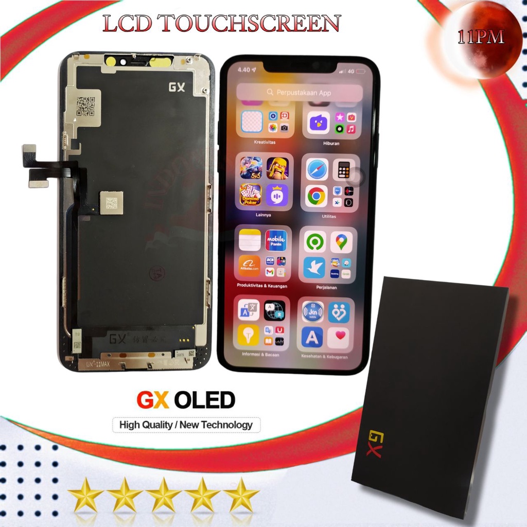 Jual LCD TOUCHSCREEN 11 PRO MAX OLED GX ORIGINAL NEW | Shopee Indonesia