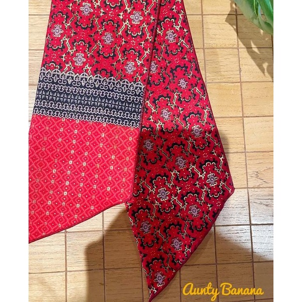 Jual Syal Dasi Batik Merah Putih / Souvenir Khas Indonesia / Oleh Oleh ...