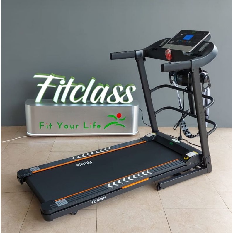 Jual New Treadmill Elektrik Kenzo Motor 2HP Hidrolik Fitclass Electric ...