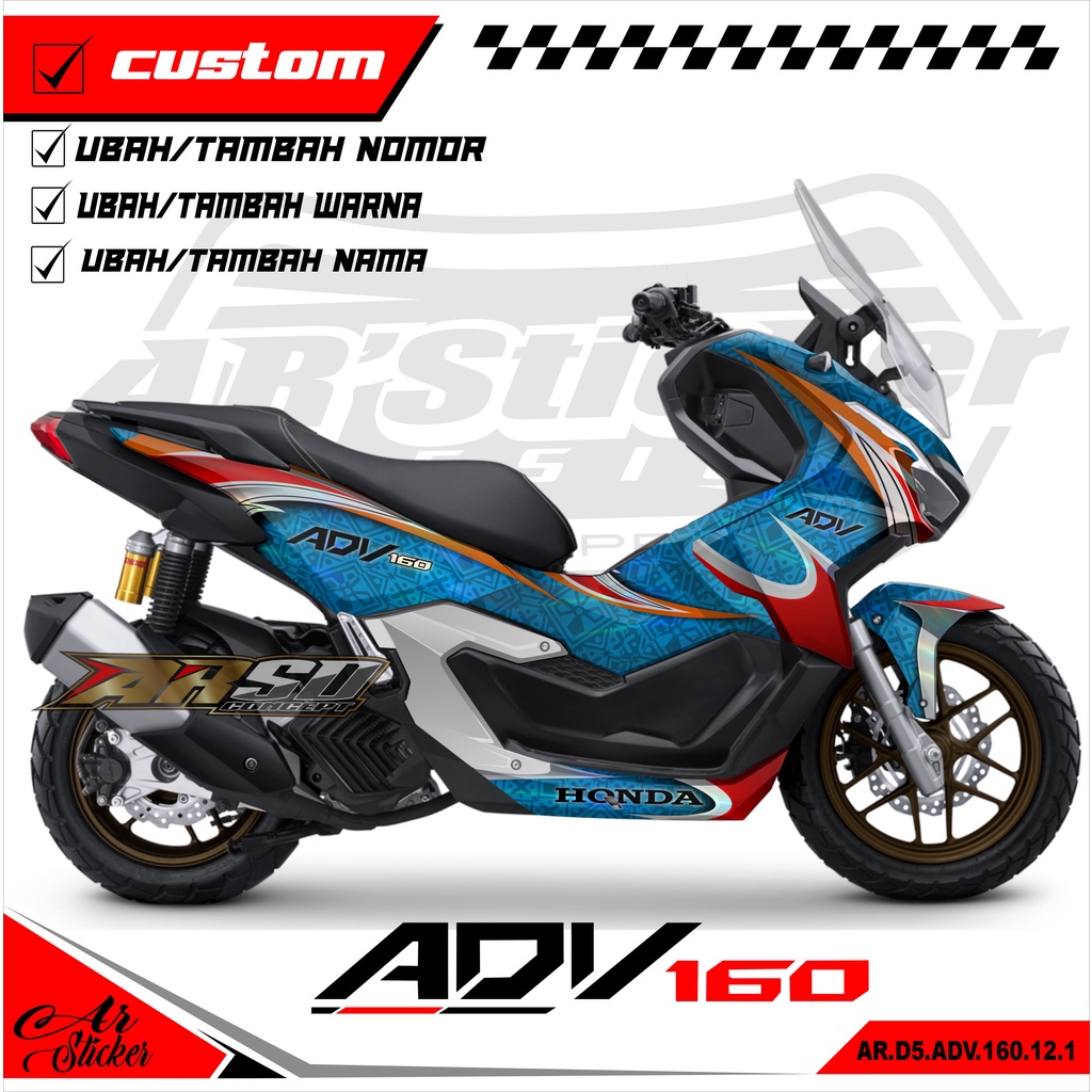 Jual Sticker Decal ADV 160 Fullbody - Stiker Dekal Honda ADV 160 ...