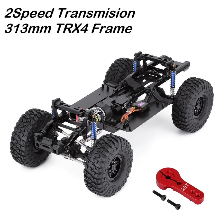 Jual INJORA TRX4 Frame 2 Speed Transmission 313mm Chassis 1/10 RC ...