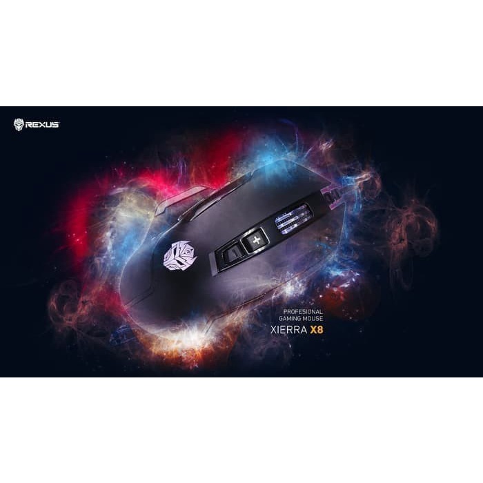 Jual Rexus X8 Mouse Gaming Xierra Rexus X-8 Rgb | Shopee Indonesia